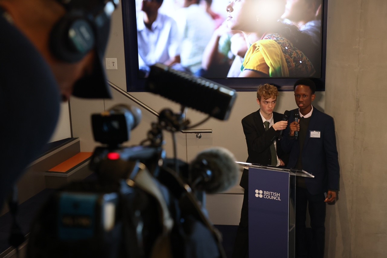 Students across England come together to debate the climate crisis at ...